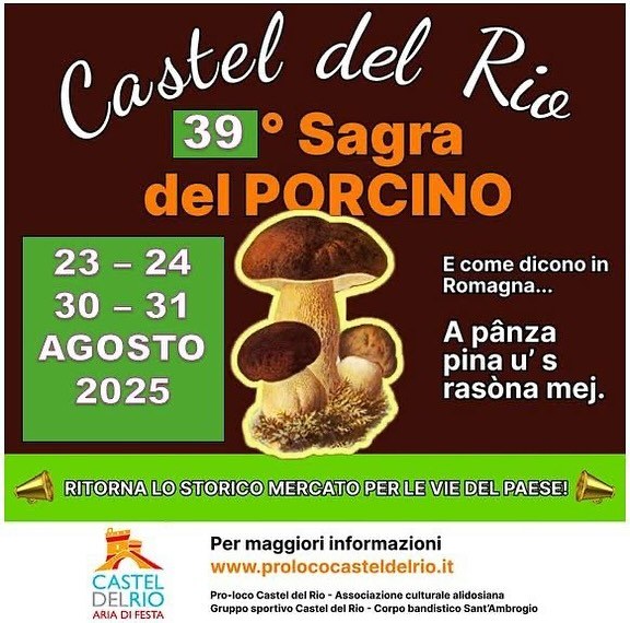 39ª Sagra del Porcino di Castel del Rio - Comune di Castel del Rio